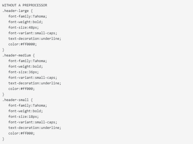 The power of CSS preprocessors in web app development