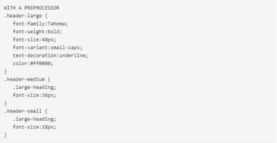 The power of CSS preprocessors in web app development