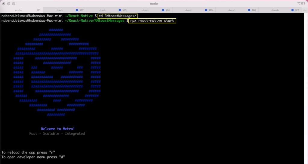 How to Display Toast Notifications in React Native App