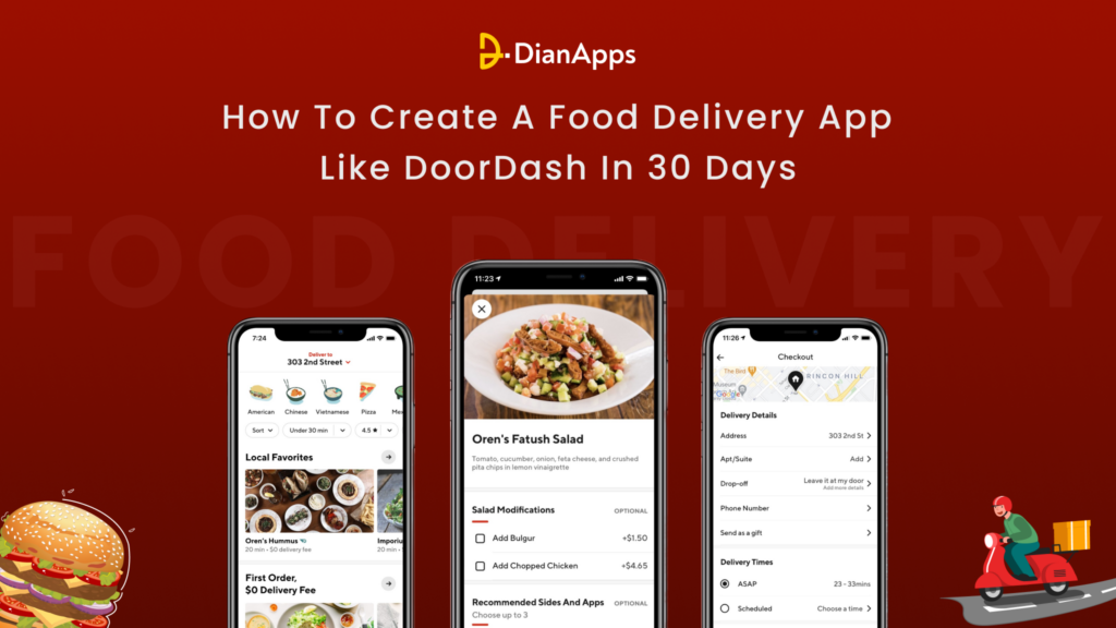 Create A Food Delivery App Like DoorDash In 30 Days
